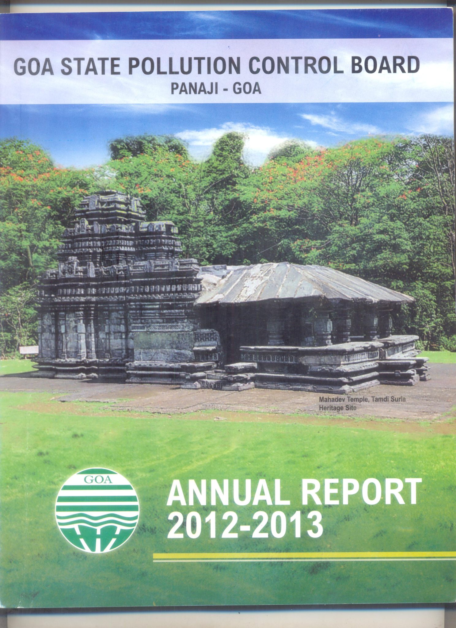 Board’s Annual Report – Goa State Pollution Control Board