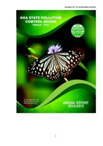 2014-2015 – Goa State Pollution Control Board